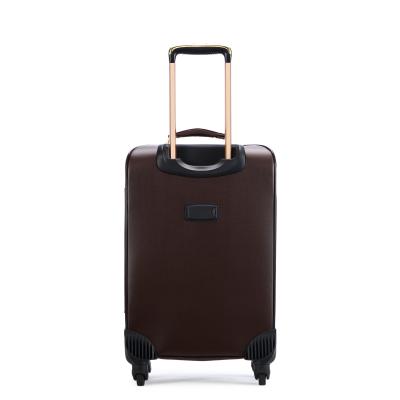China Unisex Convenient PU Spinner Luggage Set Portable On-the-Go Aluminum Travel Bags TSA Lock Business Travel Waterproof Feature for sale