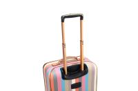 China Unisex 2-Piece Business Travel Luggage Set Classic Carry-On PU Leather Suitcases Zipper Aluminum Spinner Boarding Trolley Case for sale