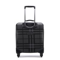 China Unisex High Quality Aluminum Rod Trolley Suitcase New Design Leather Luggage with Spinner Caster PU Large Capacity Carry-On Set for sale