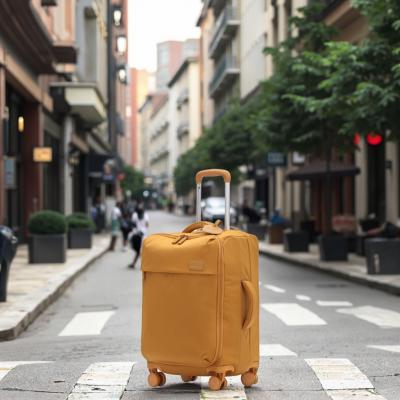 China Best-Selling Sports Style Ultra-Lightweight Waterproof Sports Luggage Durable Nylon Fabric Suitcase Silent Wheels Sturdy Durable for sale