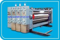 China Multi Color Flexo Printer Slotter Die Cutter / Flexo Printing And Die Cutting Machine for sale