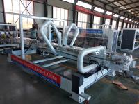 China Corrugated Carton Box Stitching Machine / Automatic Folder Gluer Counting Stacking for sale