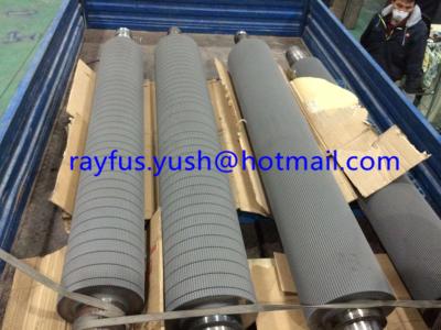 China Corrugated Roll For Single Facer Customized Various Flute Low Medium High Speed for sale