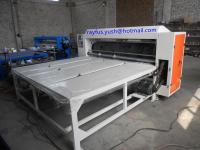 China Manual Rotary Die Cutter / Rotary Die Cutting Machine Semi Auto Chain Feeding for sale