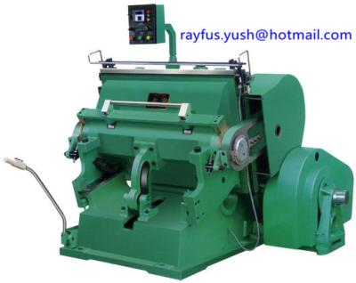 China Flat Cardboard Box Die Cutting Machine Large Pressure High Precision for sale