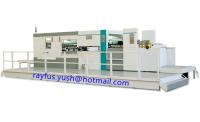 China Automatic Lead Edge Flat Bed Die Punching Machine With Stripping Corrugated for sale