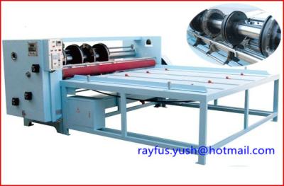 China Chain Rotary Slotter Machine / Edge Corner Cutter Rotary Creaser Slotter Machine for sale
