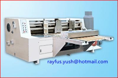 China Rotary Slotting Machine Vacuum Suction Back Kick Feeding Electrical Combined Adjustment for sale