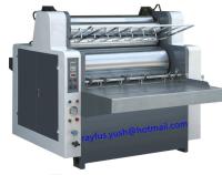 China Hydraulic Semi Automatic Flute Laminating Machine 100 ~ 1500gsm Cardboard Support for sale