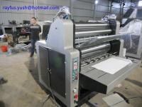 China Hydraulic Semi Automatic Flute Laminating Machine 100 ~ 1500gsm Cardboard Support for sale
