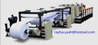 China Automatic High Speed Rotary Paper Sheeter Stacker Four Roll Edge Align Cutting for sale
