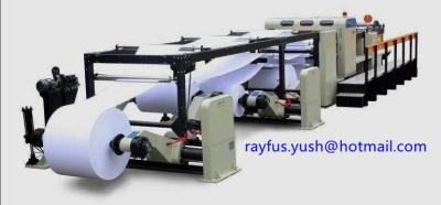 China Automatic High Speed Rotary Paper Sheeter Stacker Four Roll Edge Align Cutting for sale