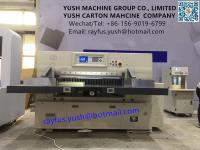China High Precision Paper Roll To Sheet Cutting Machine / Heavy Duty Guillotine Paper Cutter for sale