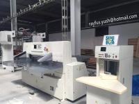 China High Precision Paper Roll To Sheet Cutting Machine / Heavy Duty Guillotine Paper Cutter for sale