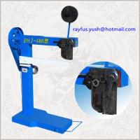 China Manual Corrugated Box Stapler Machine Pedal Control Single Staple Straight Cross Oblique for sale