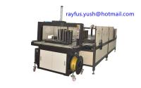 China Inline Carton Box Stitching Machine Pp Belt Heated Joint With Automatic Folder Gluer Stitcher for sale