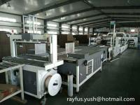 China Inline Carton Box Stitching Machine Pp Belt Heated Joint With Automatic Folder Gluer Stitcher for sale