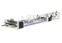 China Inline Carton Box Stitching Machine Pp Belt Heated Joint With Automatic Folder Gluer Stitcher for sale