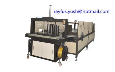 China Auto Folder Gluer Machine Inline Pp Strapper Pp Belt Heated Joint Inline for sale