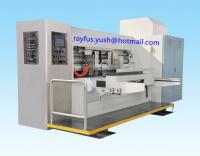 China High Speed Flexo Printer Slotter Die Cutter Stacker Vacuum Transmission Ir Uv Drying for sale