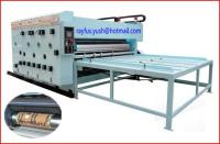 China Auto Print 4 Colour Machine Flexo Printing Die Cutting Semi Auto Chain Feeding for sale