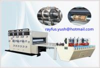 China High Efficiency Flexo Printer Slotter Die Cutter Three Four Colour Printing for sale