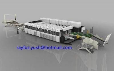 China Flexo Printing Machine For Carton Slotting Die Cutting Stacking Save Labor for sale