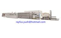 China Pre Feeding Flexo Printer Slotter Die Cutter Folder Gluer Strapper Inline Full Automatic for sale