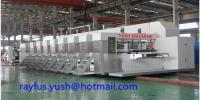 China 5 Ply Corrugated Box Making Machine Folding Gluing Strapping Lead Edge Feeding for sale