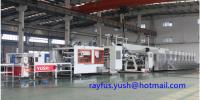 China 5 Ply Corrugated Box Making Machine Folding Gluing Strapping Lead Edge Feeding for sale