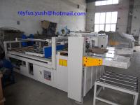 China Semi Auto Carton Folding And Gluing Machine Corrugated Box Making Easy Operation for sale