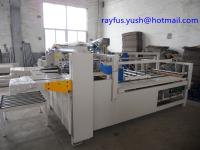 China Semi Auto Carton Folding And Gluing Machine Corrugated Box Making Easy Operation for sale