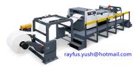 China Automatic Carton Box Manufacturing Machine Paper Roll to Sheet Cutter Stacker print mark Sensor for sale