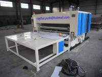 China Semi Auto Carton Box Manufacturing Machine / Flexo Printer Slotter Machine Chain Feeder for sale