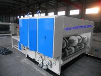 China Semi Auto Carton Box Manufacturing Machine / Flexo Printer Slotter Machine Chain Feeder for sale