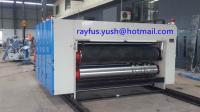 China Semi Auto Carton Box Manufacturing Machine / Flexo Printer Slotter Machine Chain Feeder for sale