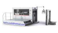 China Automatic Carton Box Manufacturing Machine / Flat Bed Die Cutting Machine for sale