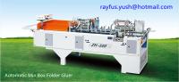 China Automatic High Speed Folder Gluer Machine Pre Fold Or Bottom Lock Ce for sale