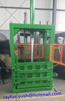 China Mobile Mini Cardboard Baler Machine / Single Cylinder Portable Cardboard Baler for sale