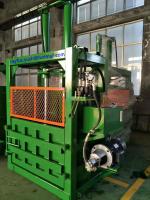 China Dual Cylinder Hydraulic Baler Machine Push Out For Waste Carton Box Corrugated Cardboard for sale