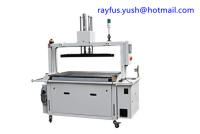 China Inline Box Erector Machine / Manual Semi Automatic Box Strapping Machine for sale