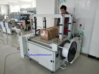 China Automatic Double Channel Carton Box Packing Strapping Machine Easy Operation for sale