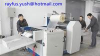 China No Glue Film Flute Laminator Machine / Paper Sheet Lamination Machine Easy Operation for sale