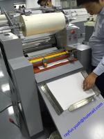 China No Glue Film Flute Laminator Machine / Paper Sheet Lamination Machine Easy Operation for sale