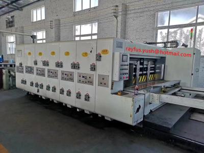 China CE 1-5 Colors Printing 150pcs/Min Used Flexo Printer Slotter for sale