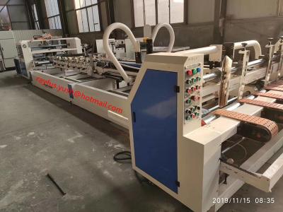 China PLC 1200*2400mm 120pcs/Min Used Folder Gluer Machine for sale