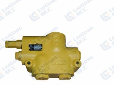 China Liugong CLG835 CLG842 CLG856 Wheel Loader Priority Valve 12C0220 195×195×75mm 5.38kg Hydraulic Control for sale