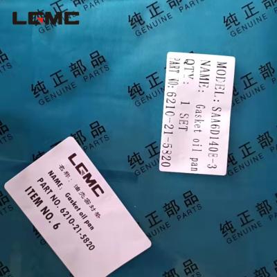 China Excavator SAA6D140E-3 Gasket Oil Pan 6210-21-5820 Power System Part Durable Seal for sale
