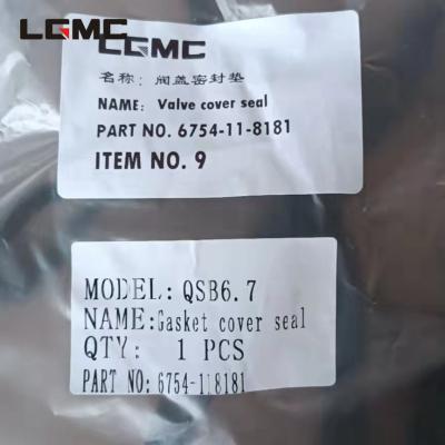 China Excavator QSB6.7 Valve Cover Seal 6754-11-8181 Power System Part for sale