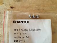 China Liugong 04260-00635 Steel Ball 0.1kg High Precision CNC Machining Bulldozer Spare Parts for sale